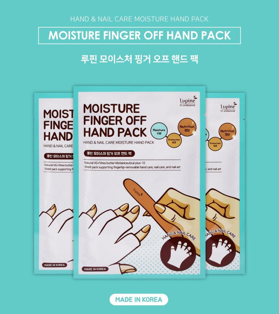 Moisture finger off hand mask pack